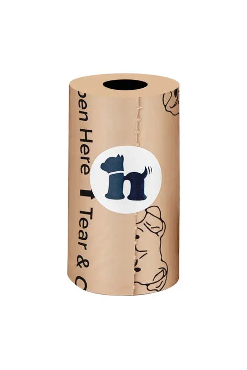 PUPPINGTON Greenest Pup Compostable Dog Waste Bags 270 Count - Latte Beige