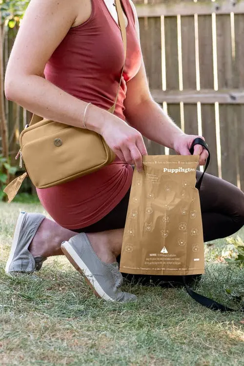 PUPPINGTON Greenest Pup Compostable Dog Waste Bags 270 Count - Latte Beige