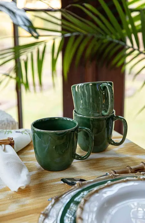 JULISKA Puro Ceramic Mug - Basil