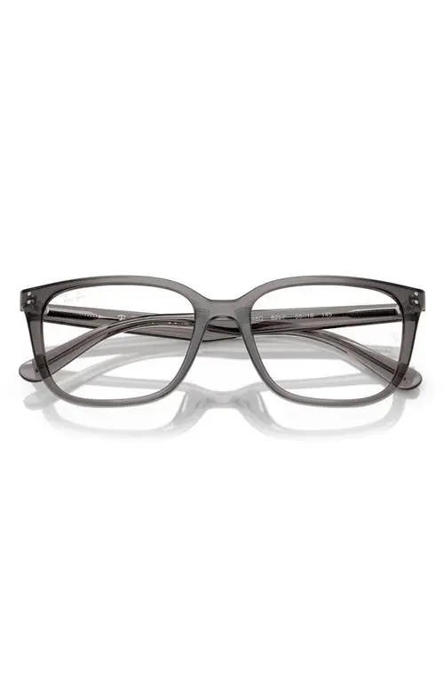 Ray-ban 55mm Square Optical Glasses - Transparent Grey