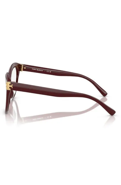Tory Burch 51mm Phantos Eyeglasses - Red