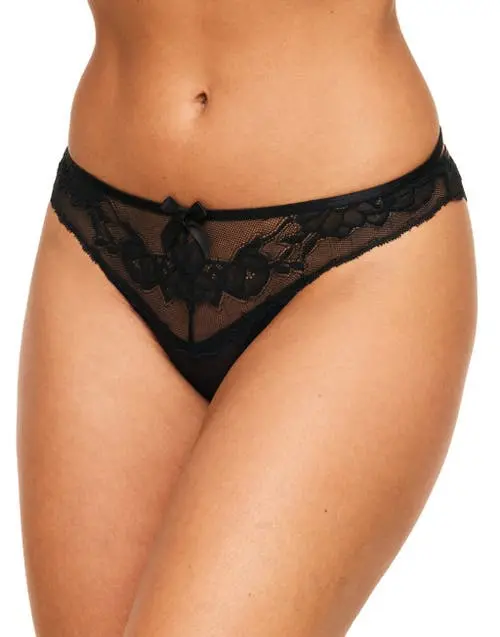 ADORE ME Azula Cheeky Panties - Black