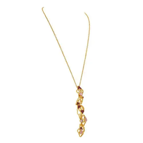 DHWANI BANSAL Gaia Pendant Necklace - Gold Plated