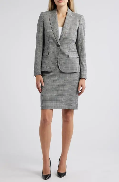 Anne Klein Howard Hawks Glen Plaid Blazer