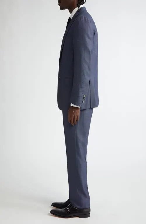 Isaia Sanita Textured Wool Suit