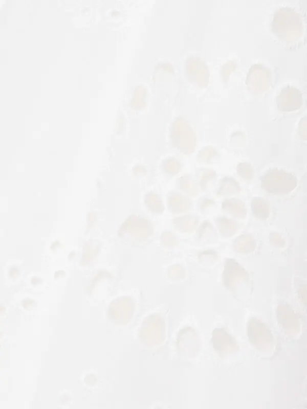 Matteau Tie-detailed Broderie Anglaise Cotton Midi Dress