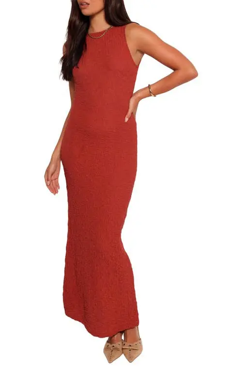 PETAL & PUP Clark Texture Maxi Dress
