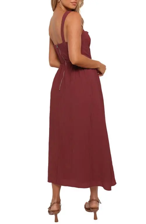 PETAL & PUP Sofie Corset Midi Dress