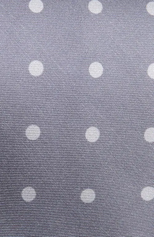 CLIFTON WILSON Polka Dot Neck Tie - Gray