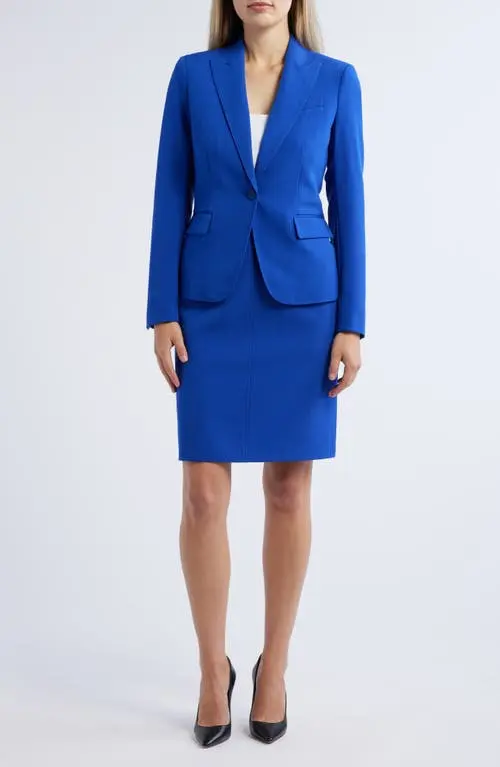 Anne Klein Pencil Suit Skirt - Royal Sapphire
