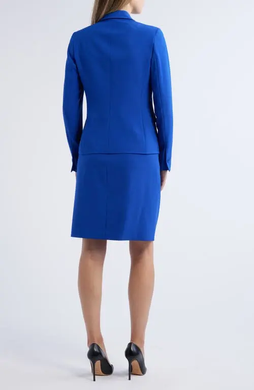Anne Klein Pencil Suit Skirt - Royal Sapphire