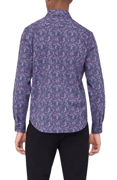 Bugatchi Jimmy Ooohcotton® Floral Button-up Shirt