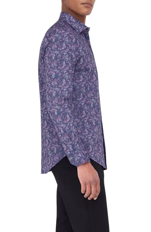 Bugatchi Jimmy Ooohcotton® Floral Button-up Shirt
