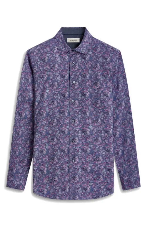 Bugatchi Jimmy Ooohcotton® Floral Button-up Shirt