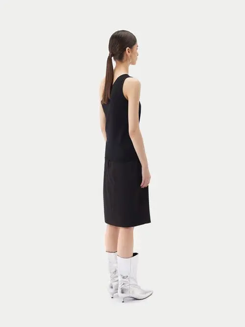 Gobi Cashmere Cashmere Silk Sleeveless Asymmetric Top