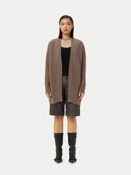 Gobi Cashmere Open-front Cashmere Cardigan