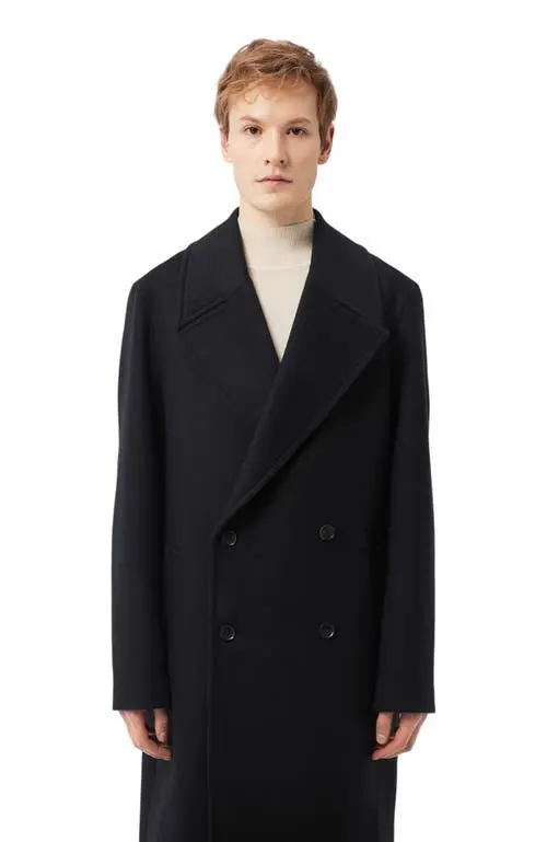 GOBI MONGOLIAN CASHMERE Double-breasted Cashmere Coat - Black