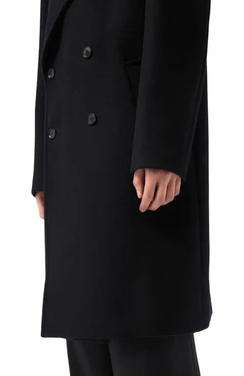 GOBI MONGOLIAN CASHMERE Double-breasted Cashmere Coat - Black