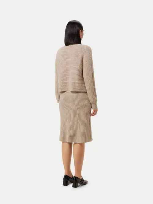 Gobi Cashmere Cashmere Midi Flared Skirt