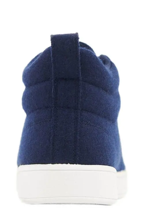 GOBI MONGOLIAN CASHMERE Cashmere High-top Sneakers - Navy