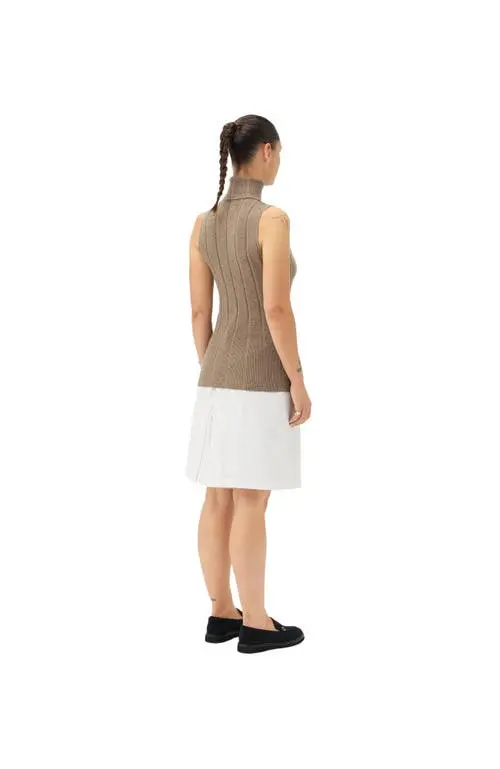 Gobi Cashmere T-neck Cashmere Top