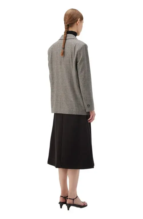 Gobi Cashmere Double-breasted Cashmere Blazer - Warm Grey
