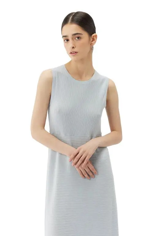Gobi Cashmere Lightweight Knit Dress - Ice Flow