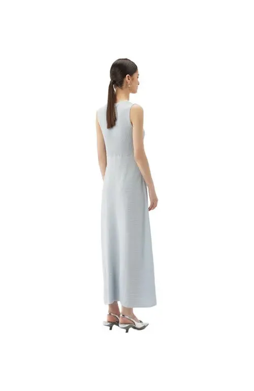 Gobi Cashmere Lightweight Knit Dress - Ice Flow
