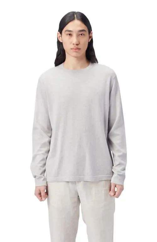 Gobi Cashmere Cotton, Silk And Cashmere Blend Crewneck Sweater - Wind Chime