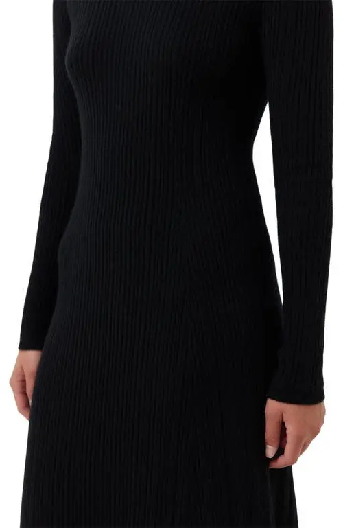 GOBI MONGOLIAN CASHMERE Gobi Textured Knit Cashmere Dress