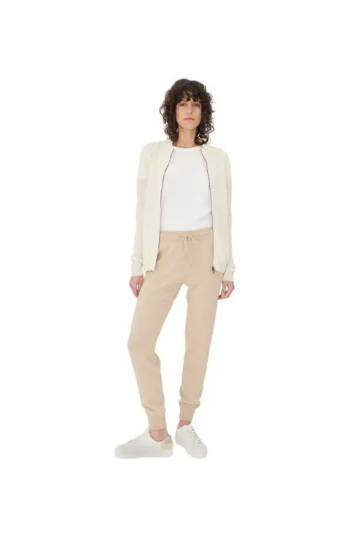 Gobi Cashmere Cuffed Cashmere Jogger - Beige