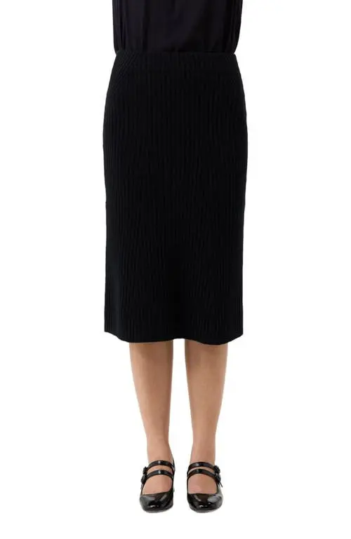 Gobi Cashmere Cashmere Midi Flared Skirt