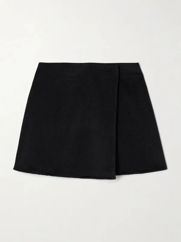 Le Kasha Skardu Cashmere Mini Wrap Skirt