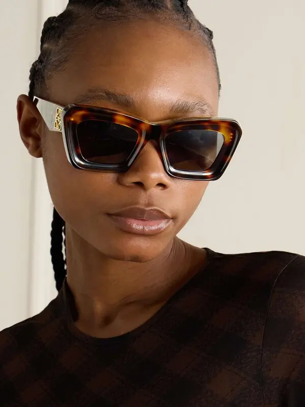 Loewe Cat-eye Sunglasses - Tortoiseshell