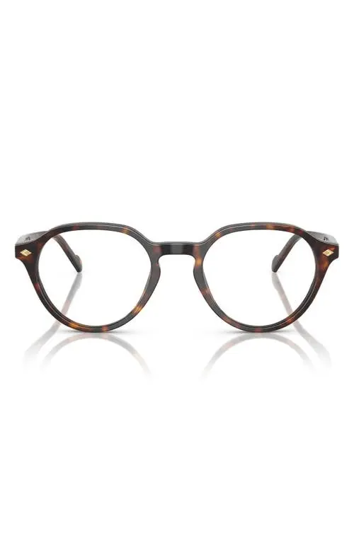 VOGUE 48mm Phantos Optical Eyeglasses - Dark Havana