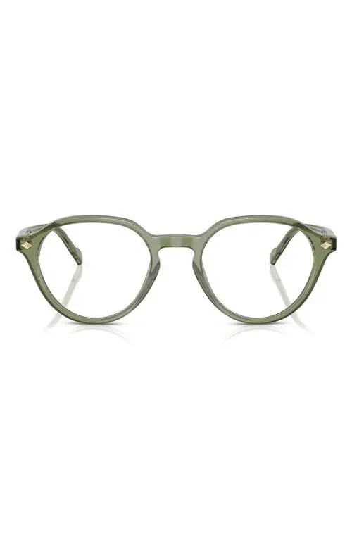 VOGUE 48mm Phantos Optical Eyeglasses - Transparent Green