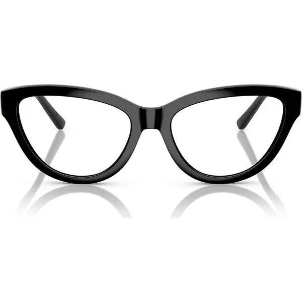 VOGUE 52mm Cat Eye Optical Glasses - Black