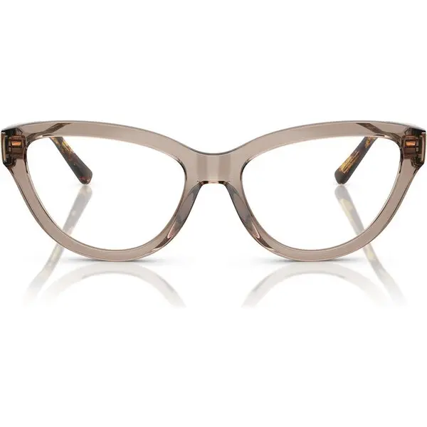 VOGUE 52mm Cat Eye Optical Glasses - Transparent Grey