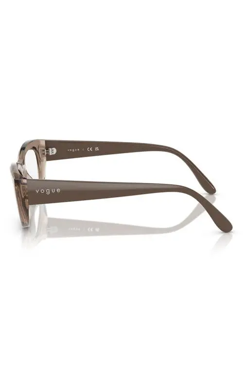 VOGUE 49mm Oval Eyeglasses