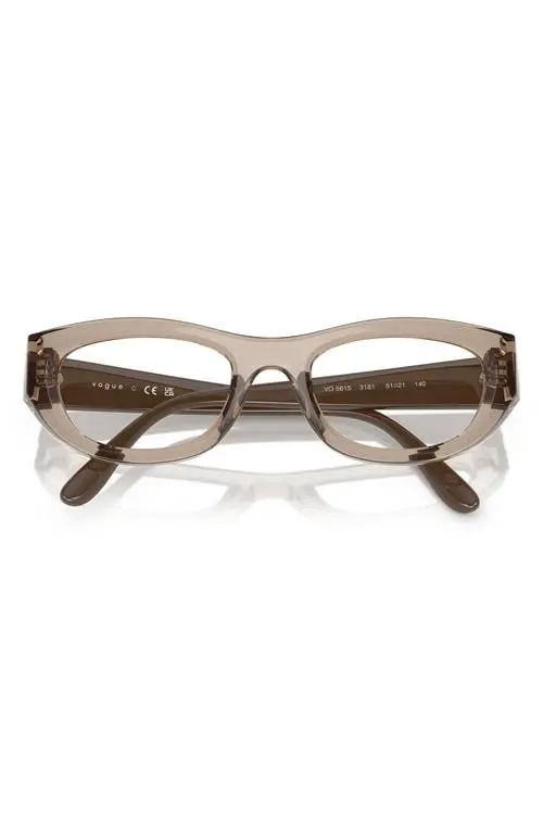 VOGUE 49mm Oval Eyeglasses