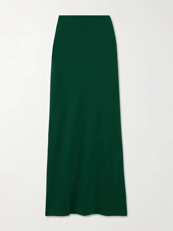 Bernadette Jolene Stretch-crepe Maxi Skirt - Green