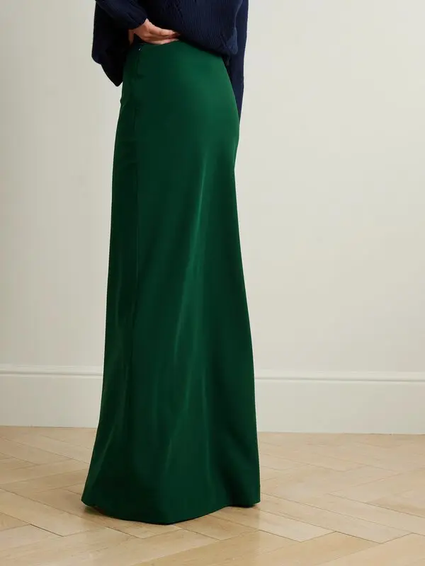 Bernadette Jolene Stretch-crepe Maxi Skirt - Green