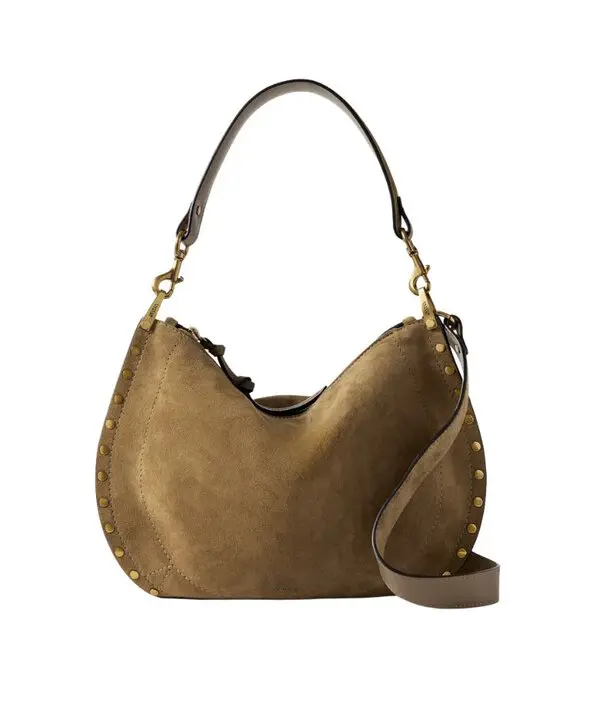 Isabel Marant Oskan Soft Zipped Shoulder Bag - Brown