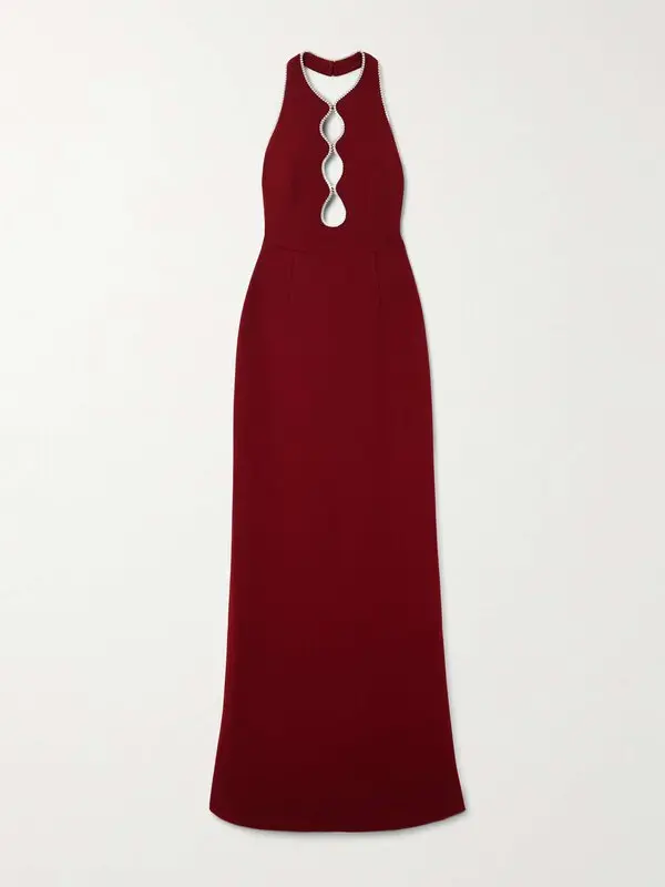rebecca vallance burgundy dress Zelda Off The Shoulder Mini Dress – Rebecca Vallance main image 0