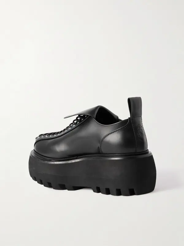 Alexander McQueen Leather Platform Brogues