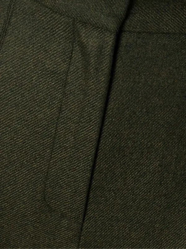 SALON 1884 Leon Wool And Cashmere-blend Flared Pants