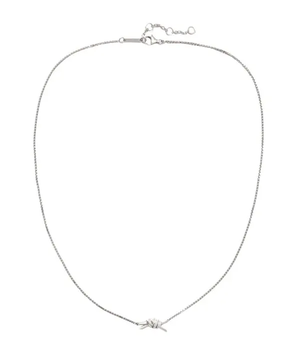 Bottega Veneta Knot Necklace - Silver
