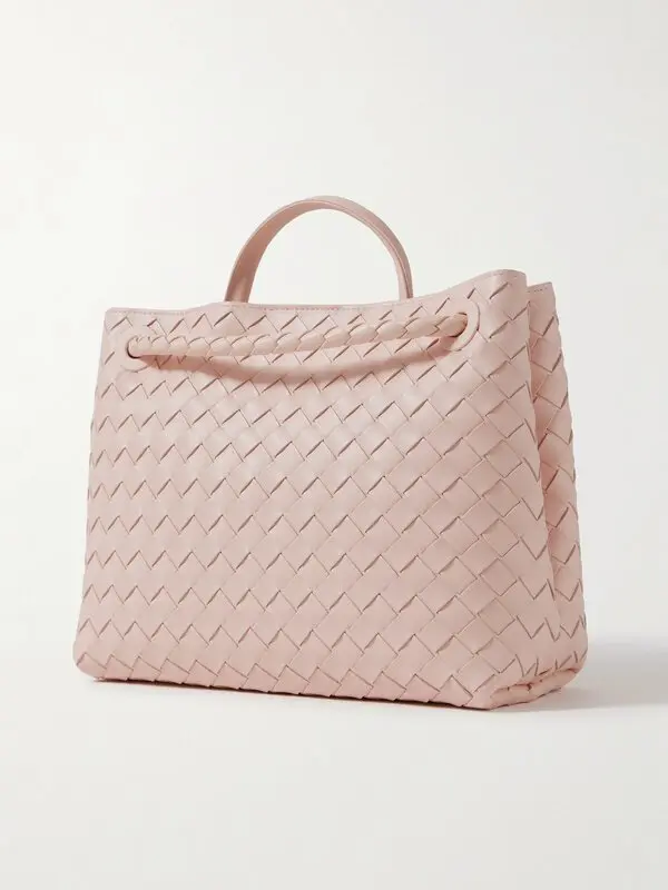 Bottega Veneta Andiamo Intrecciato Leather Tote