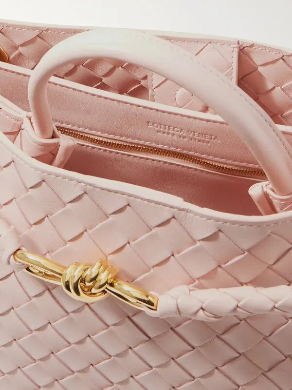 Bottega Veneta Andiamo Intrecciato Leather Tote