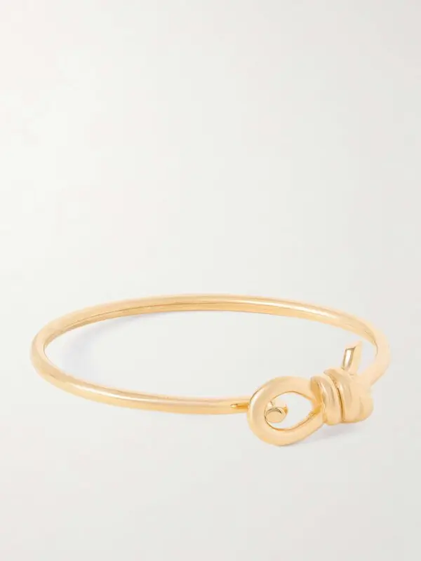 Bottega Veneta Plated Knot Bracelet - Gold
